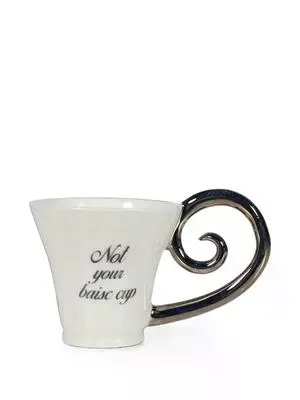 YESCERAMIC Not Your Basic Mug Platinum Mug - White