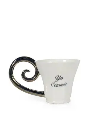 YESCERAMIC Not Your Basic Mug Platinum Mug