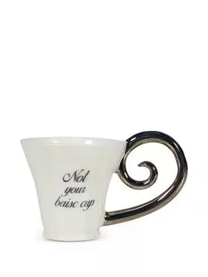 YESCERAMIC Not Your Basic Mug Platinum Mug - White