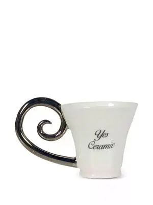 YESCERAMIC Not Your Basic Mug Platinum Mug