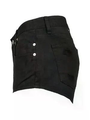 BOHEMSEO Distressed Double-pocket Mini Shorts