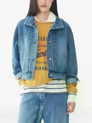 STUDIO TOMBOY Hooded Denim Jacket