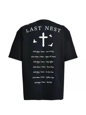 LAST NEST Nightmares And Dreams Graphic-print T-shirt - Black