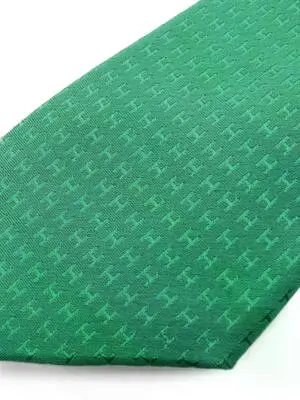 Hermès 2010s H-logo Tie