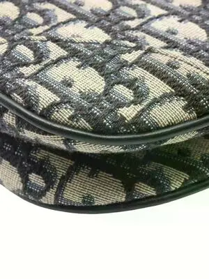 Dior 2000-2026 Mini Oblique Canvas Saddle Bag Satchel