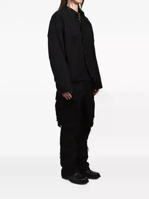 TROUBLED WATERS Double-layer Distressed Cargo Pants