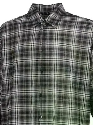 WIZZARD Asymmetric Checked Shirt