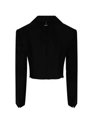 Alexander McQueen Raw-hem Cropped Jacket