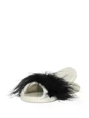 YESCERAMIC X Nubian Fur-trimmed Shoe Incense Holder