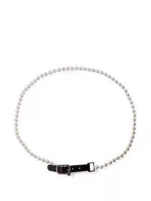 YELLOWSWALLOW Pearl-embellished Belt