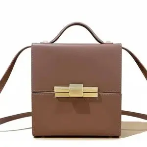 THE BAG ICON The Nina Cigar Box Bag - Brown