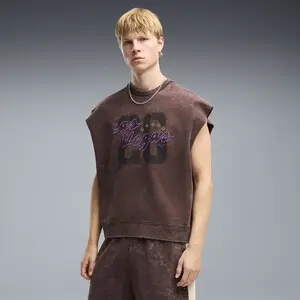 PUMA Las Vegas Boxy Crew Sweatshirt - Brown