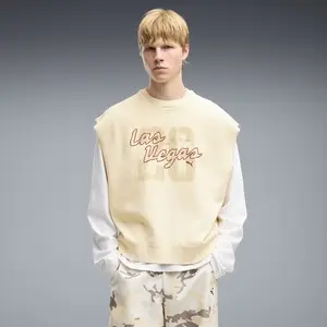 PUMA Las Vegas Boxy Crew Sweatshirt - Yellow