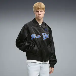 PUMA Nyc Oversized Bomber Jacket - Black