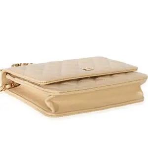Chanel Quilted Caviar Classic Wallet On Chain