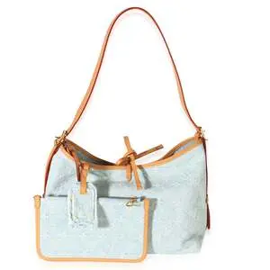 LOUIS VUITTON Monogram Denim Carryall Pm - Blue