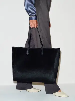 REFORMATION Sofia Tote Haircalf - Black
