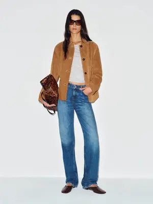 REFORMATION Veda Remi Jacket - Brown
