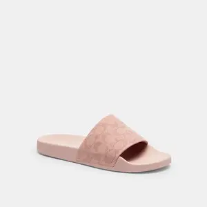 COACH OUTLET Udele Sport Slide In Signature Jacquard Canvas - Carnation