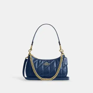 COACH OUTLET Teri Shoulder Bag With Quilting Gold/deep Blue
