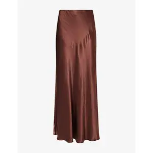 Rails Romina Bias-cut Satin Maxi Dress