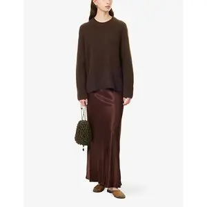 Rails Romina Bias-cut Satin Maxi Dress