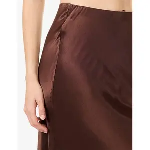 Rails Romina Bias-cut Satin Maxi Dress