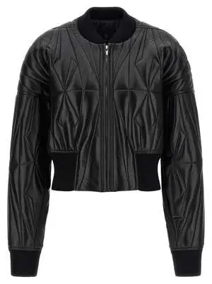 Rick Owens Moncler + 'geocamo' Bomber Jacket - Black