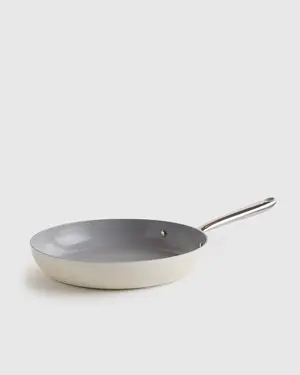 Quince Ceramic Nonstick 12" Frying Pan - Ivory