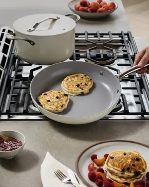 Quince Ceramic Nonstick 12" Frying Pan - Ivory
