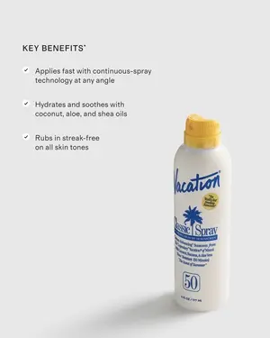 Quince Vacation Inc. Classic Spray Spf 50 Vacation, Skincare