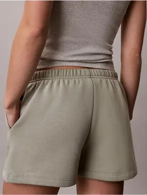 Calvin Klein Archive Logo Fleece Shorts - Shadow