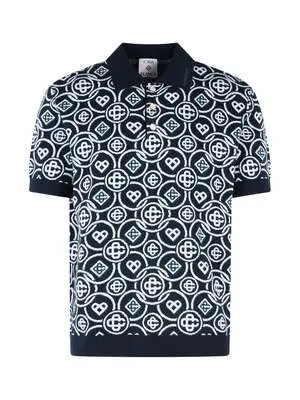 Casablanca 100% Cotton T-shirt For - Navy