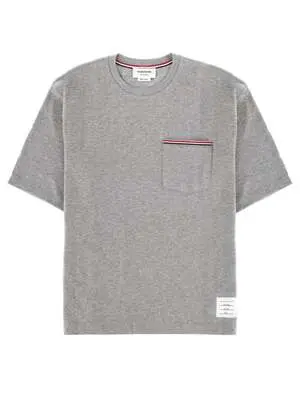 Thom Browne Short-sleeve Pocket T-shirt - Grey