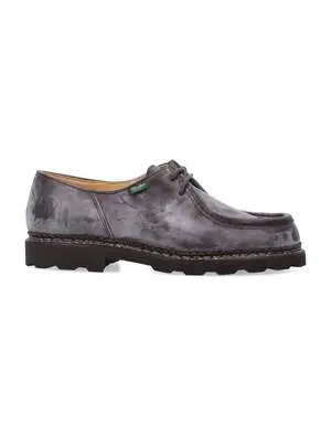 Paraboot Leather Lace-up Derby Shoes - Coffee