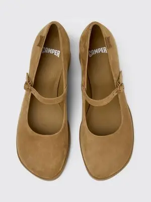 Camper Kora Suede Mary Jane Shoes