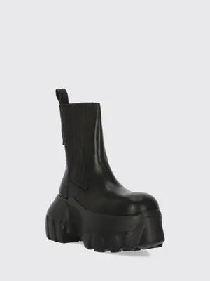 Rick Owens Calfskin Chelsea Boots With Chunky Sole