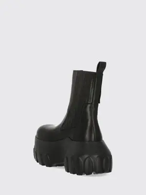 Rick Owens Calfskin Chelsea Boots With Chunky Sole