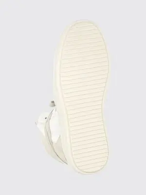 Rick Owens Bicolour Leather High-top Trainers With Padded Ankle