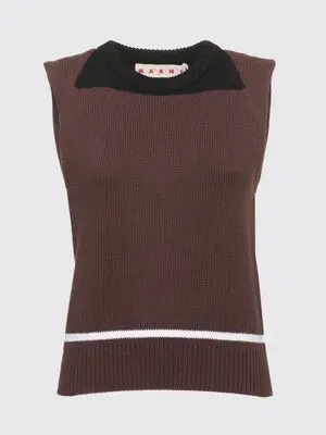 Marni Knit Sleeveless Top - Brown