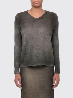 Avant Toi Abstract Pattern V-neck Jumper In Pure Cashmere - Green