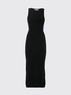Attico Jersey Sheath Midi Dress