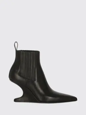 Rick Owens Leather Ankle Boots
