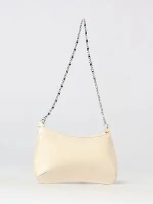 Jacquemus Le Petit Bisou Patent Leather Shoulder Bag With Chain Handle
