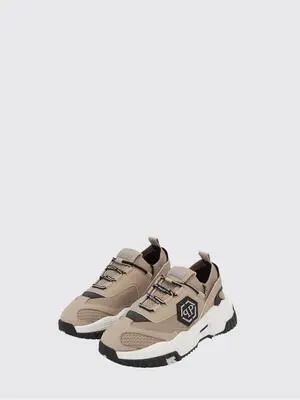 Philipp Plein Predator Suede Monogram Sneakers