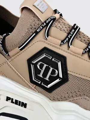 Philipp Plein Predator Suede Monogram Sneakers