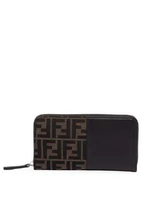 Fendi Zip Around Squared Ff - Multicolor