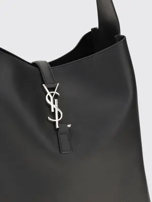 Saint Laurent Leather Shoulder Bag - Black