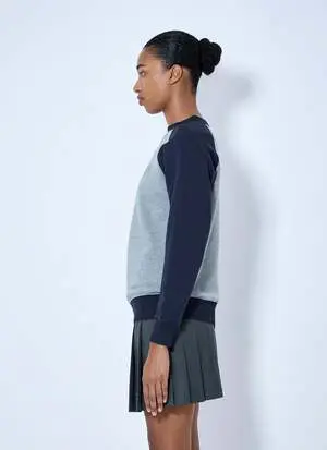 Miu Miu Raglan Sleeve Sweatshirt - Gray