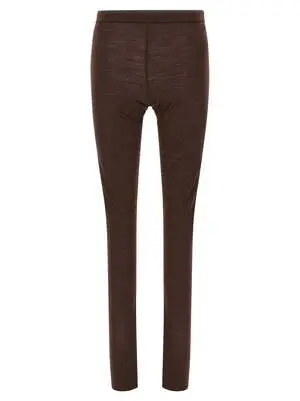JIL SANDER 029 Technical Wool Leggings - Multicolor